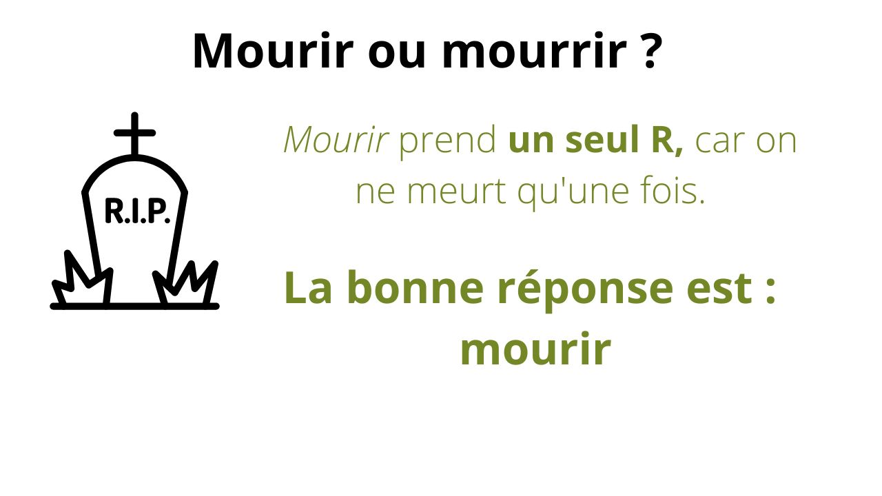 Mourir ou mourrir